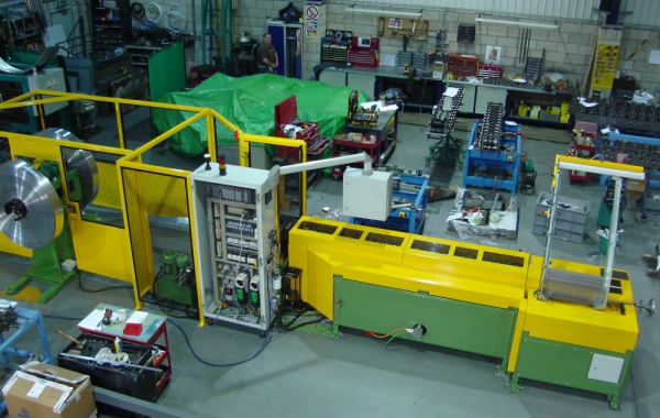 Turbulator Cut Form & Stuffing Production Line from Boxer Design